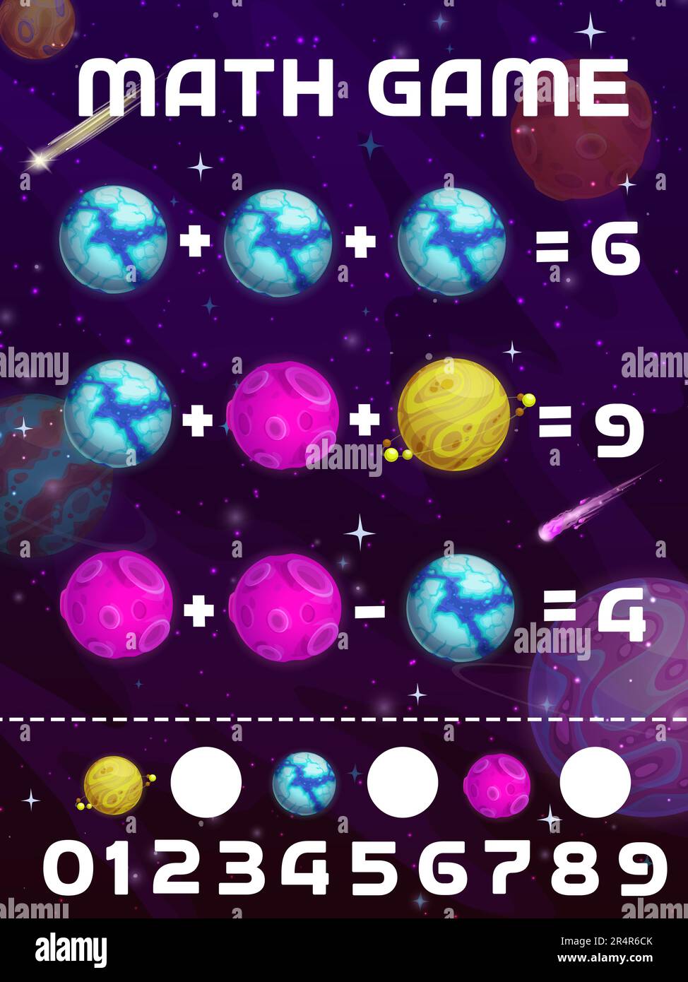 Space Math Game
