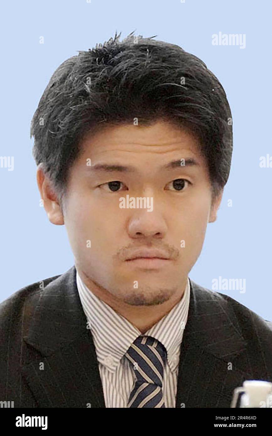 This photo shows Shotaro Kishida, a son of Japanese Prime Minister ...