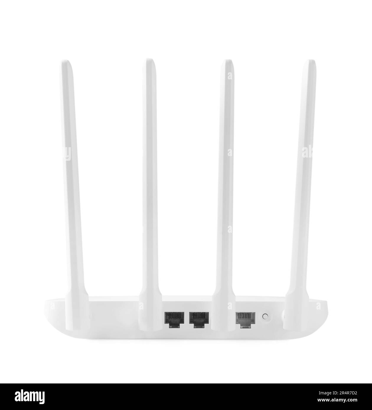 New modern Wi-Fi router isolated on white Stock Photo - Alamy