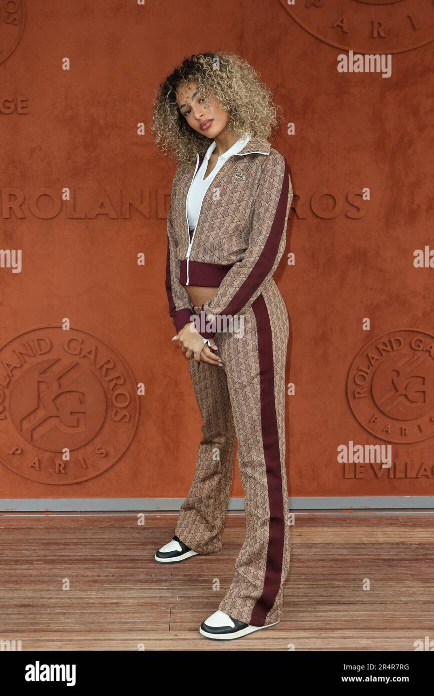 Paris, France. 29th May, 2023. Amelia Ramos at village during French ...