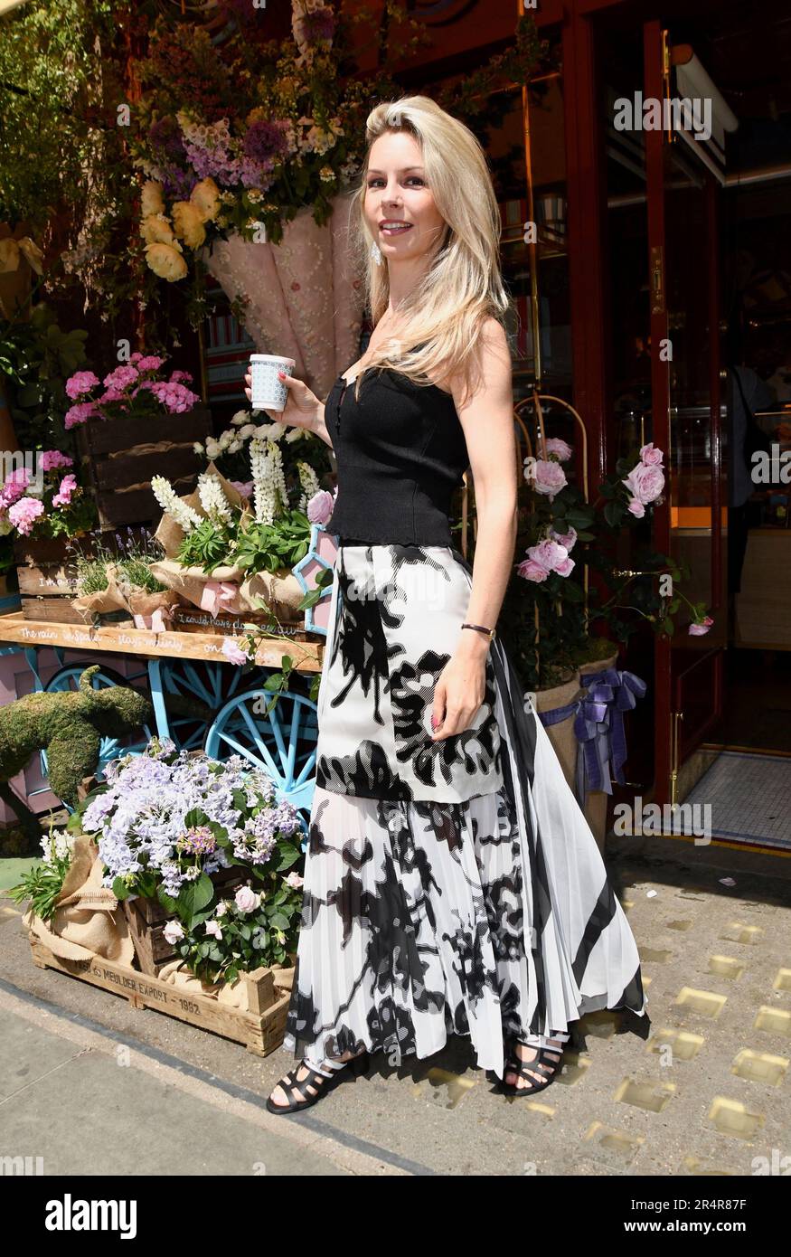 Leila Russack out for coffee at Birley Bakery in My Fair Lady film ...