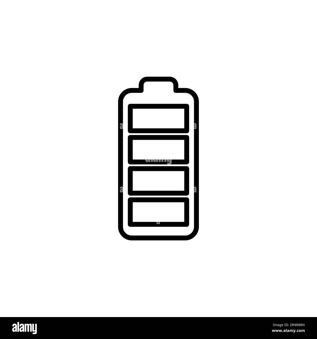 Battery vector icon. battery charge level. battery Charging icon Stock ...