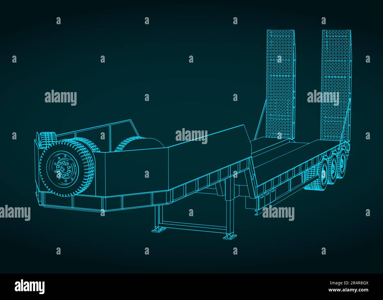 Lorry ramp Stock Vector Images - Alamy