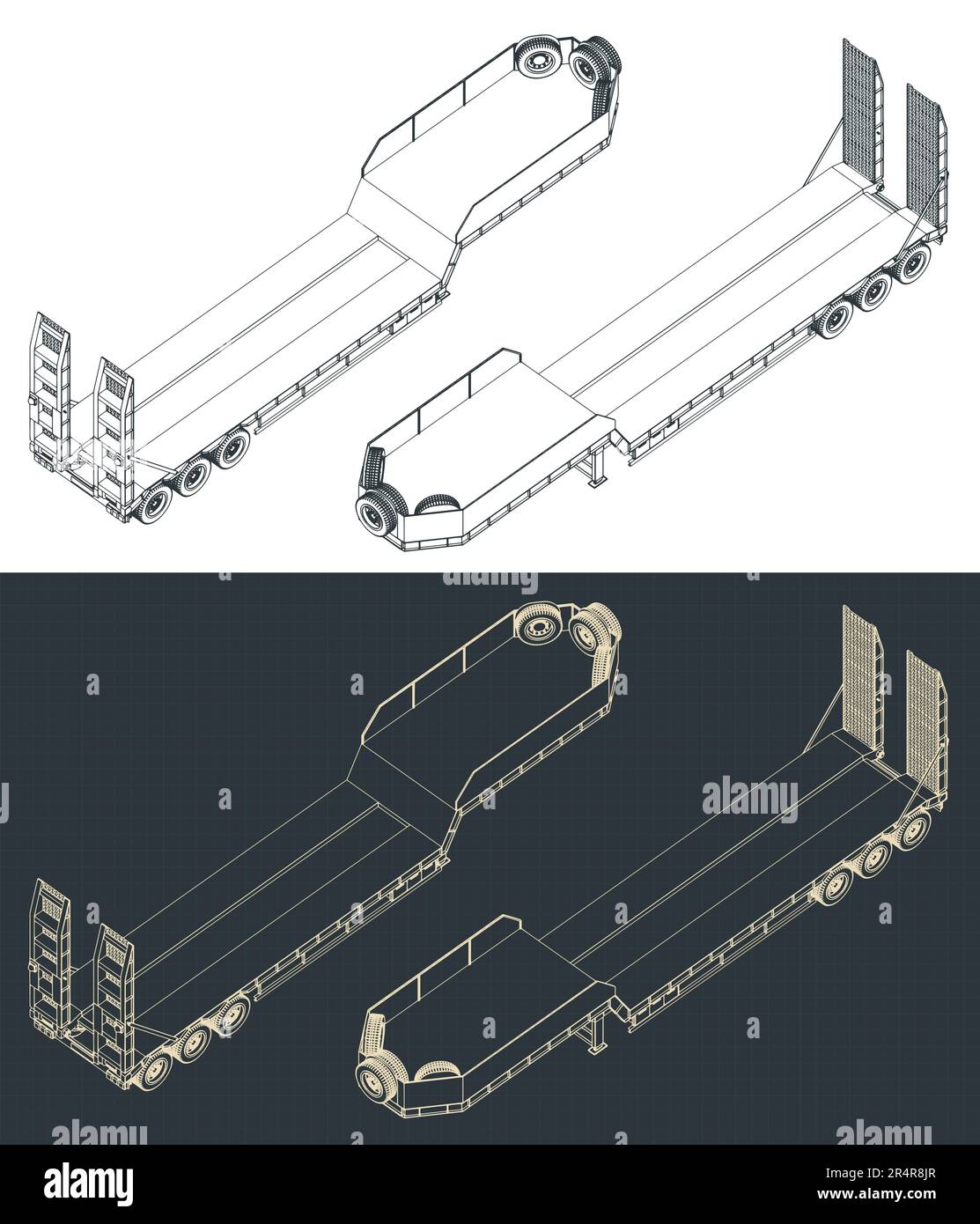 Flatbed service Stock Vector Images - Alamy