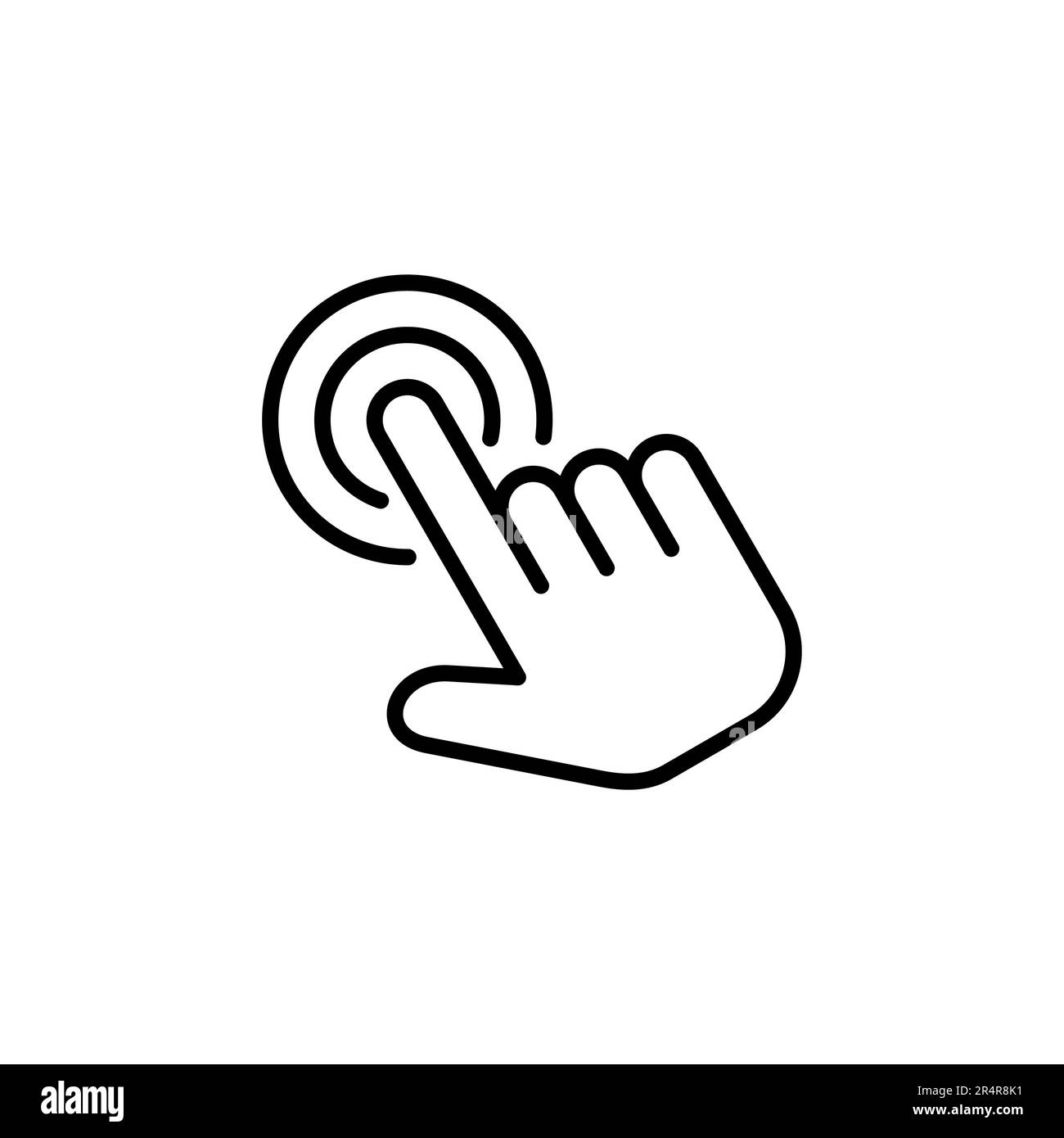 Hand click icon vector. pointer icon vector. hand cursor icon vector ...