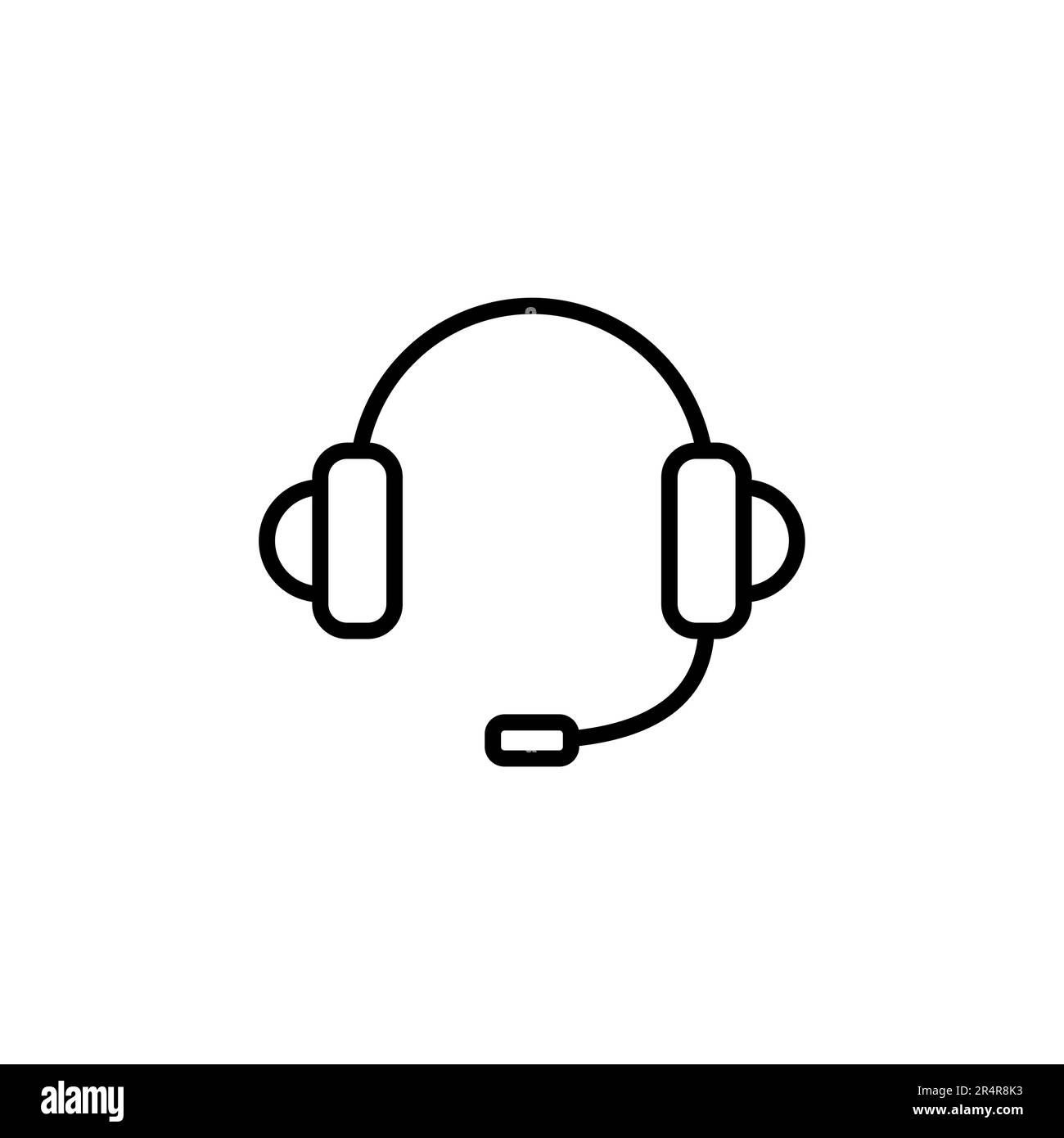 Headphone icon vector. Headset icon symbols Stock Vector Image & Art ...
