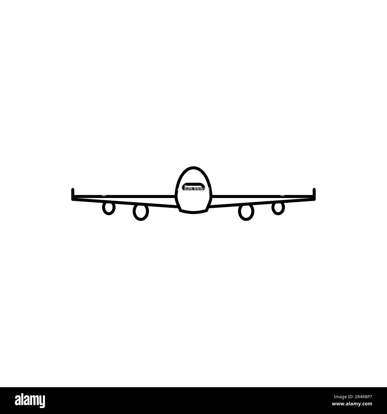 Plane icon vector. Airplane icon vector. Flight transport symbol ...