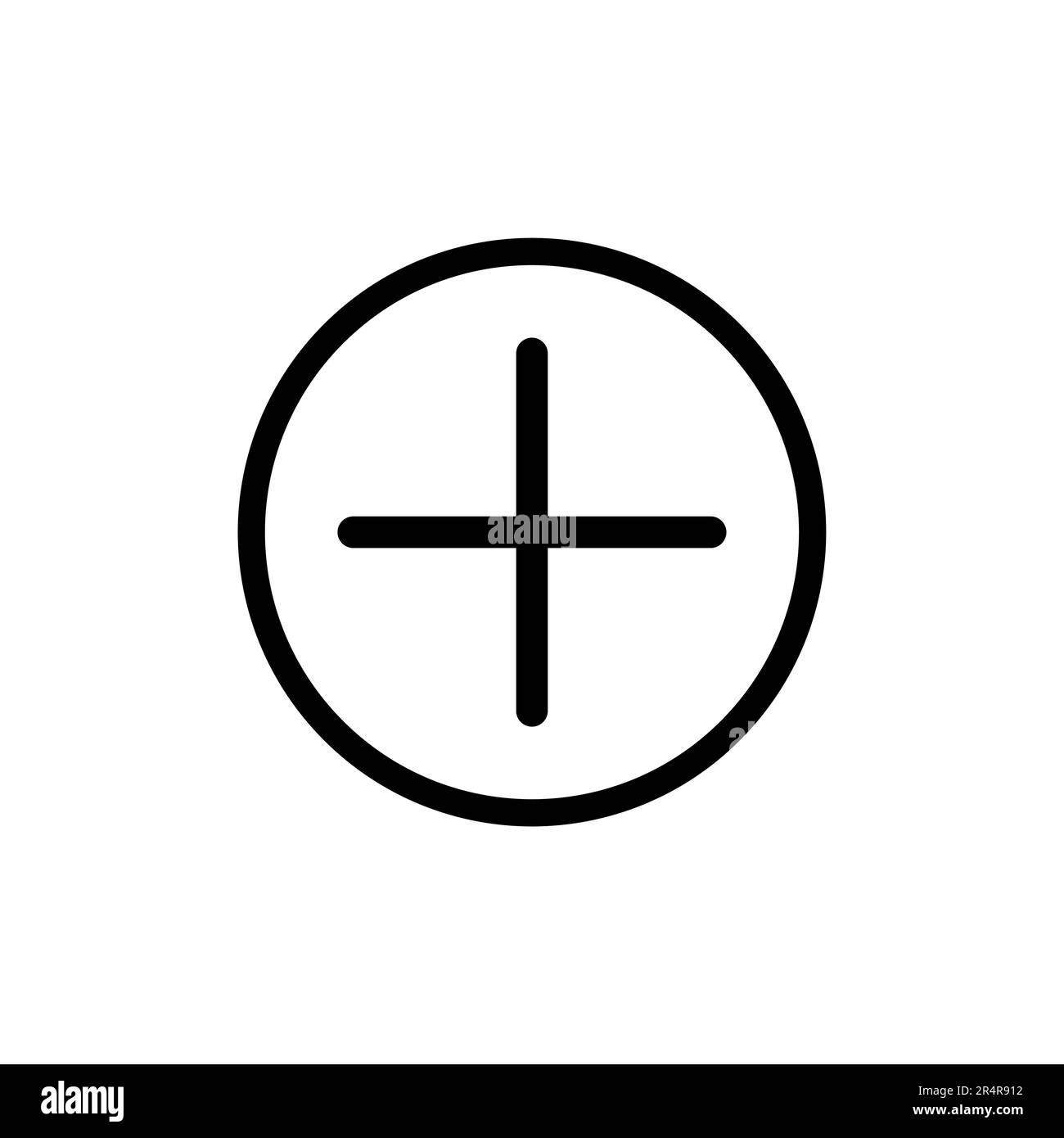 Plus Icon vector. Add plus icon Stock Vector Image & Art - Alamy