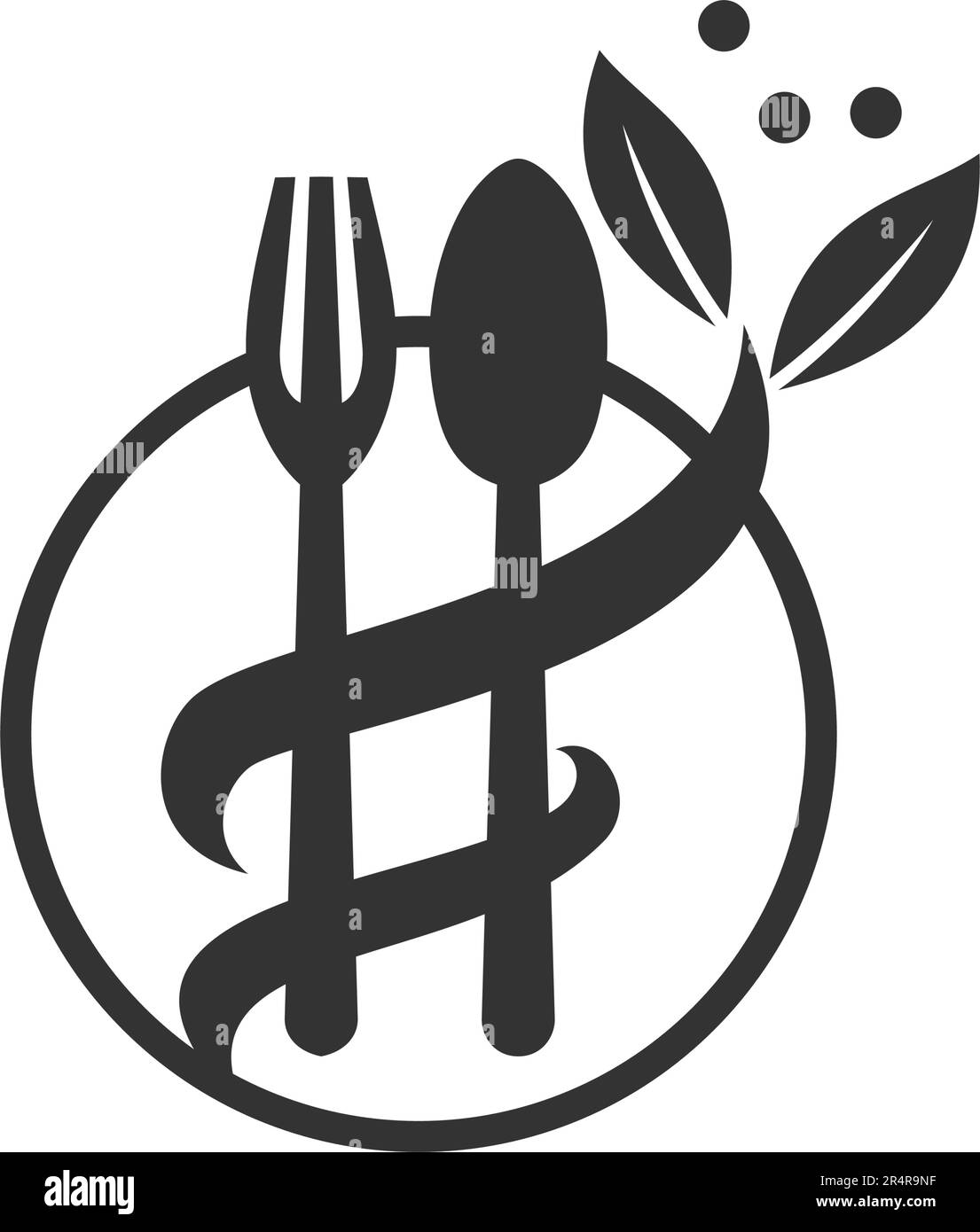 food logo template. Icon Illustration Brand Identity. Isolated and flat ...