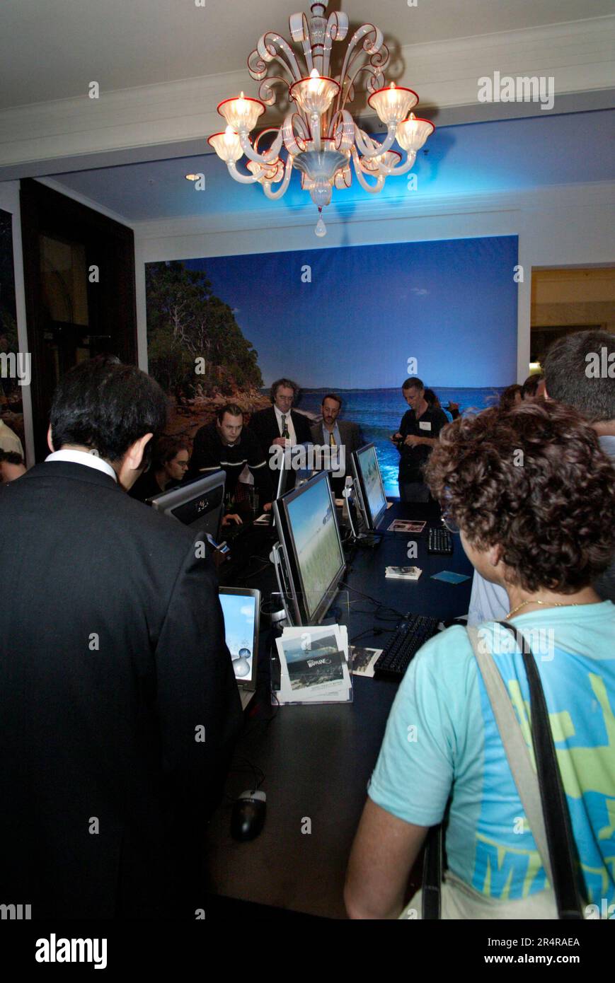 Detail from the 'Virtual Warrane' exhibition launch at Customs House in ...