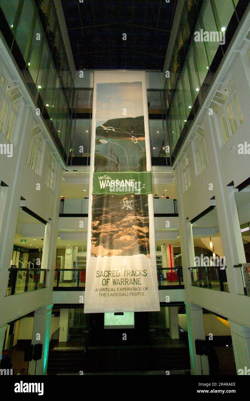 Detail from the 'Virtual Warrane' exhibition launch at Customs House in ...