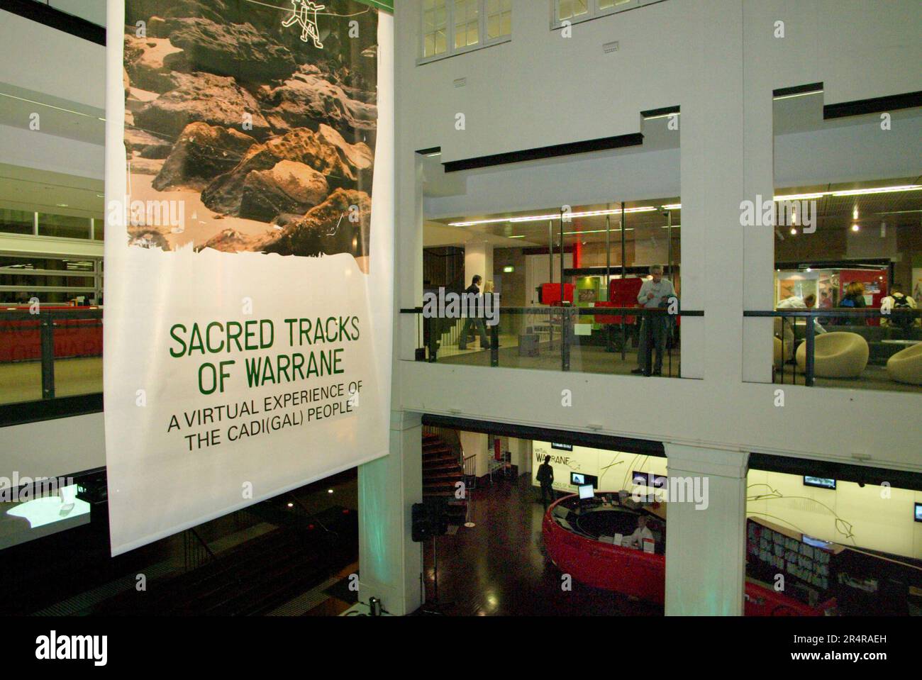 Detail from the 'Virtual Warrane' exhibition launch at Customs House in ...