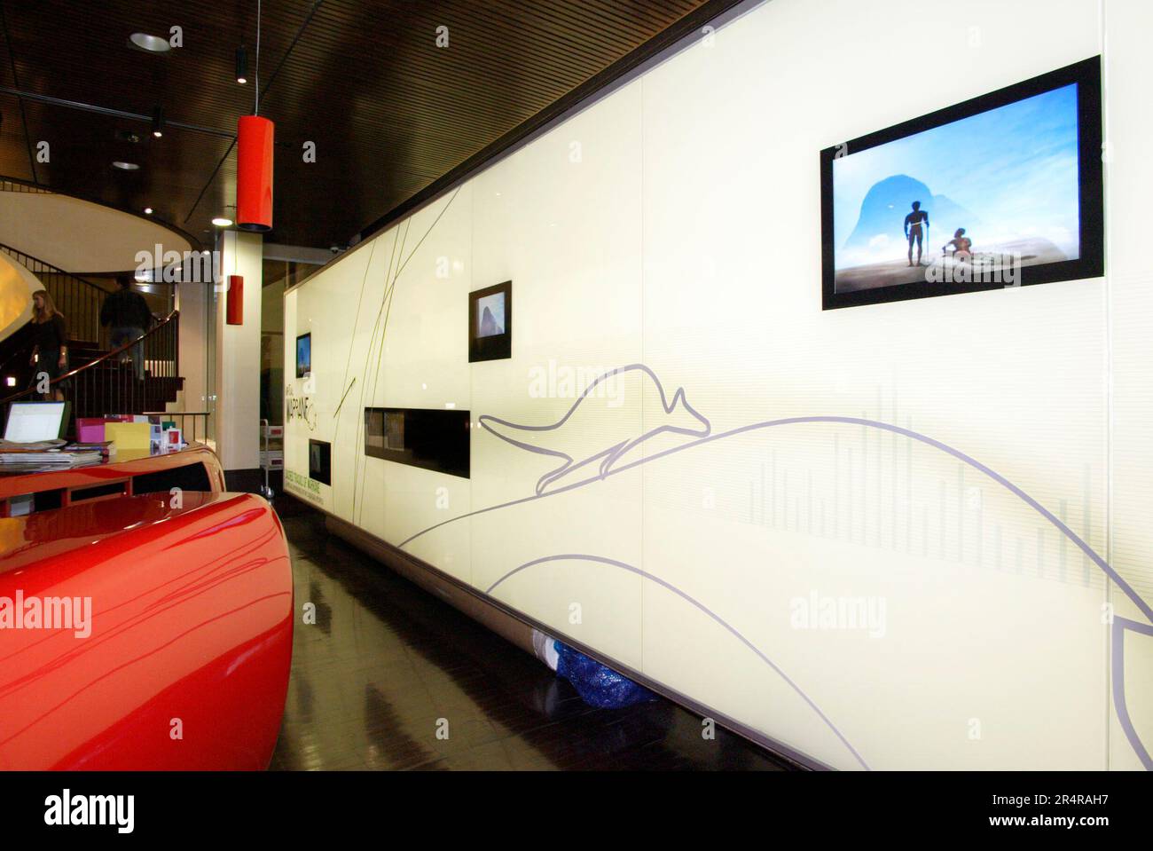 Detail from the 'Virtual Warrane' exhibition launch at Customs House in ...