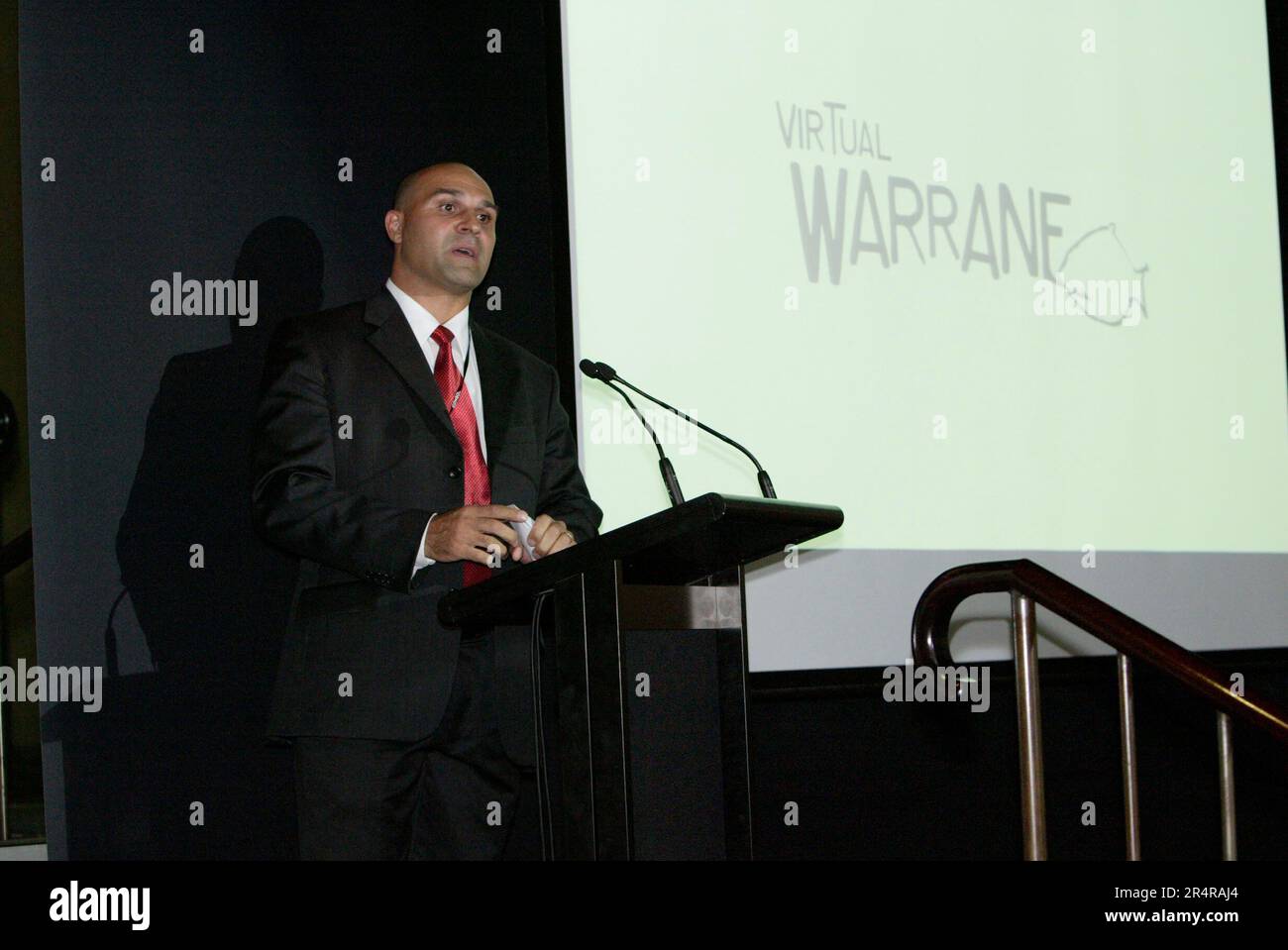 Detail from the 'Virtual Warrane' exhibition launch at Customs House in ...