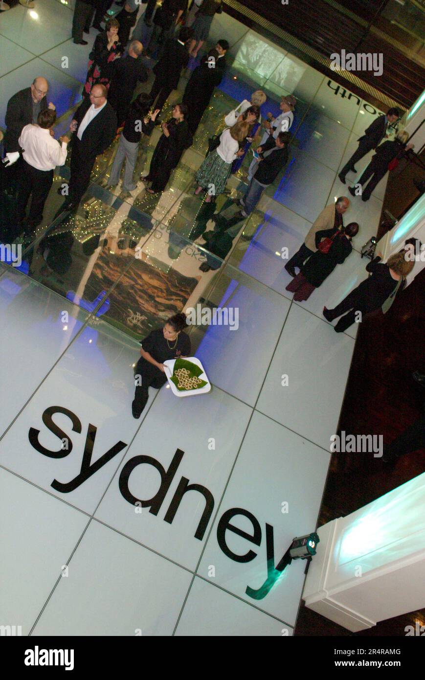 Detail from the 'Virtual Warrane' exhibition launch at Customs House in ...