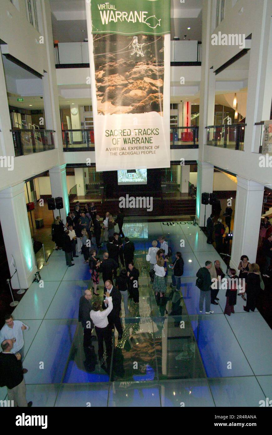 Detail from the 'Virtual Warrane' exhibition launch at Customs House in ...