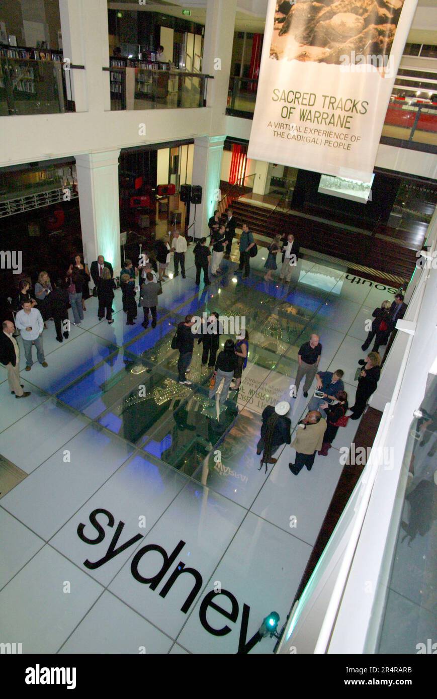 Detail from the 'Virtual Warrane' exhibition launch at Customs House in ...