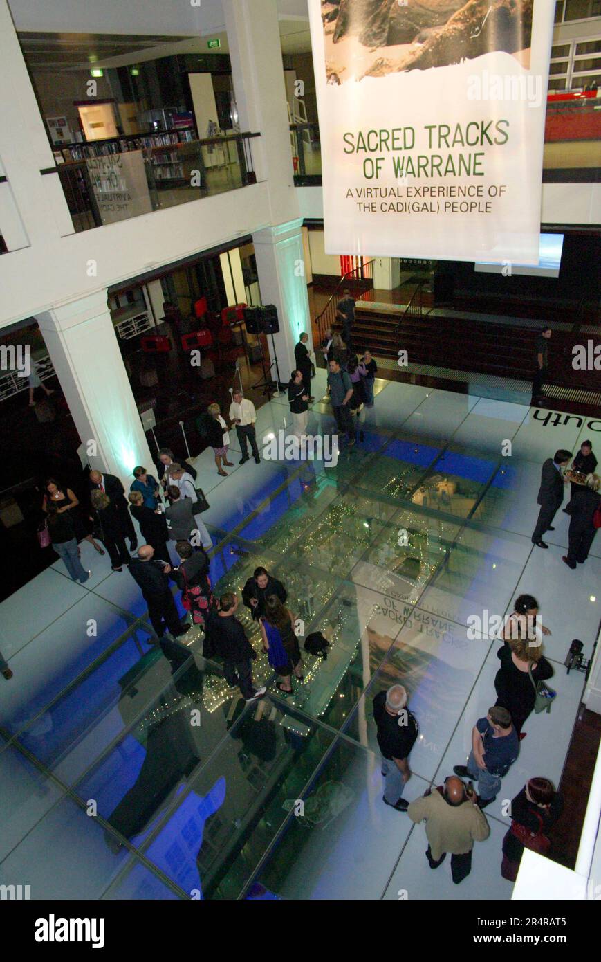 Detail from the 'Virtual Warrane' exhibition launch at Customs House in ...