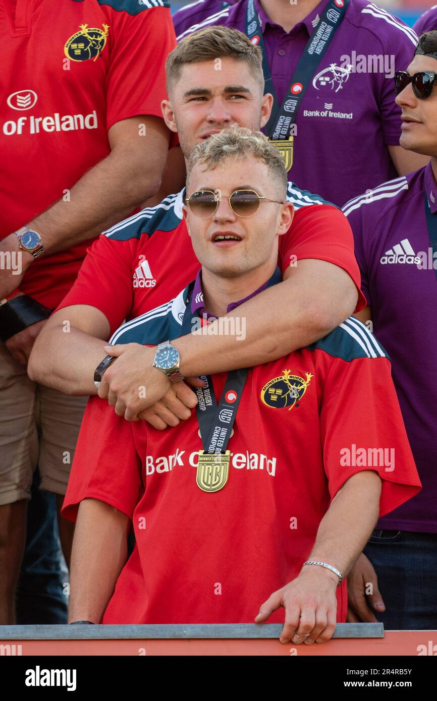 Limerick, Ireland. 30th May, 2023. Jack Crowley and Craig Casey during ...
