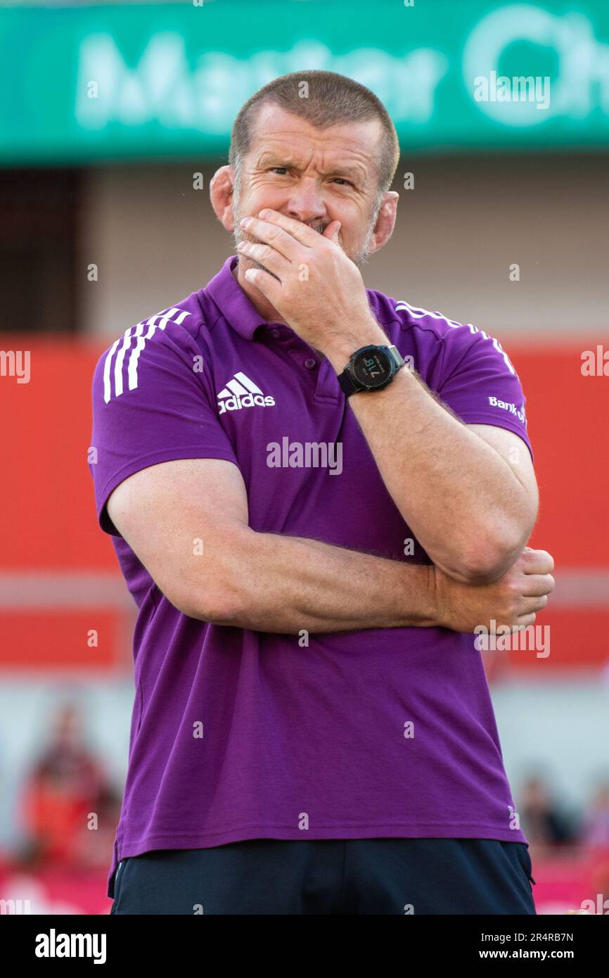 Limerick, Ireland. 30th May, 2023. The Head Coach Graham Rowntree ...