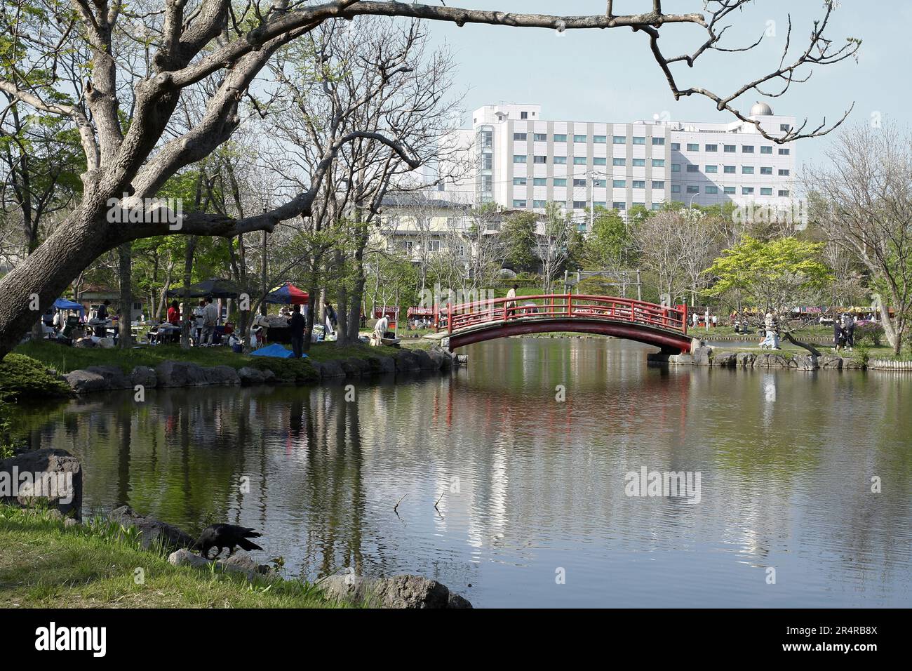kushiro, hokkaido, japan, 2023/11/05 , Landscape of the city of Kushiro ...