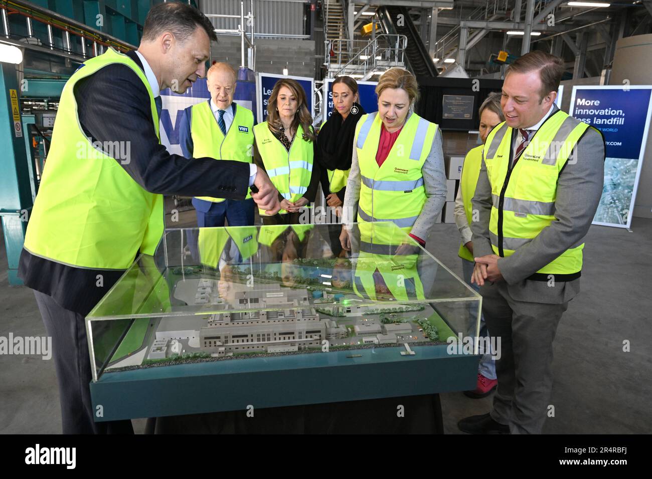 Brisbane, Australia. 30th May, 2023. (Left to right) Visy CEO Mark De ...