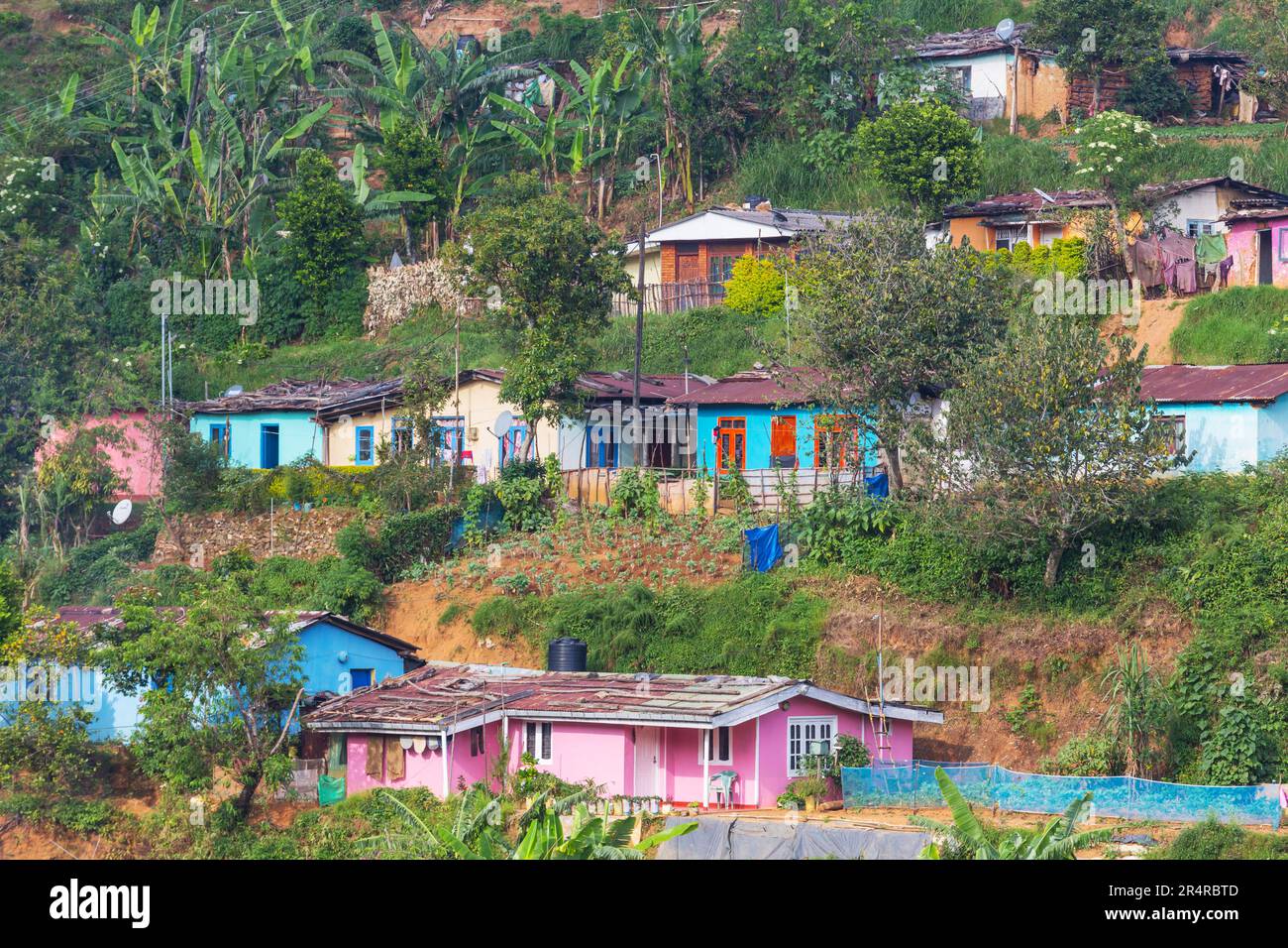 traditional village on Sri Lanka Stock Photo - Alamy