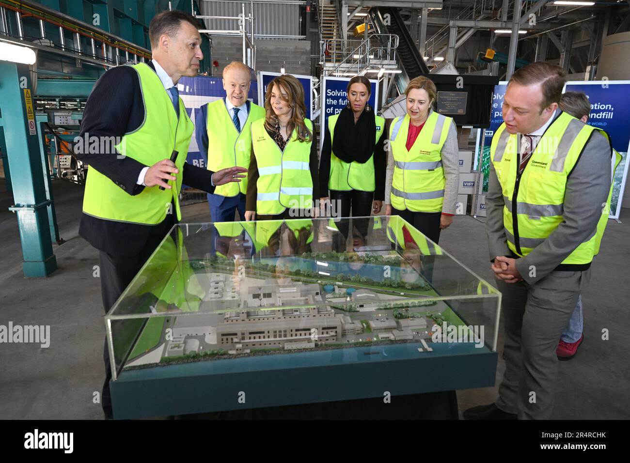 Brisbane, Australia. 30th May, 2023. (Left to right) Visy CEO Mark De ...