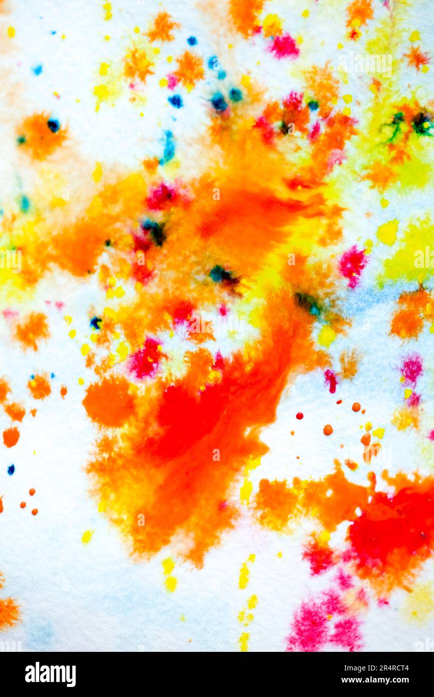 abstract hand drawn watercolor background Stock Photo - Alamy