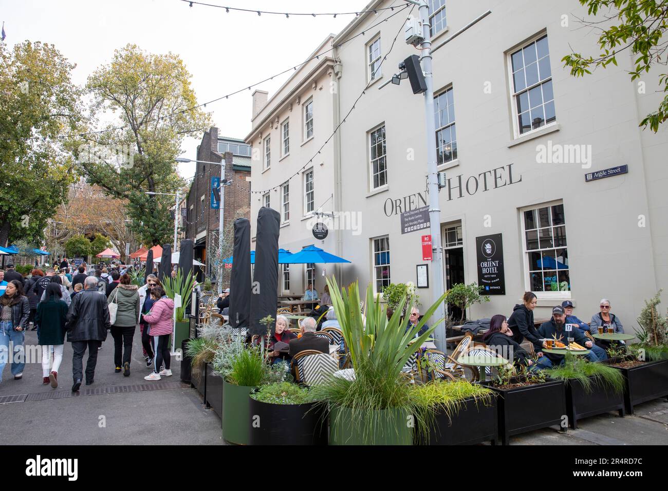 Sydney, Orient hotel pub, in Argyle street The Rocks Sydney city centre ...