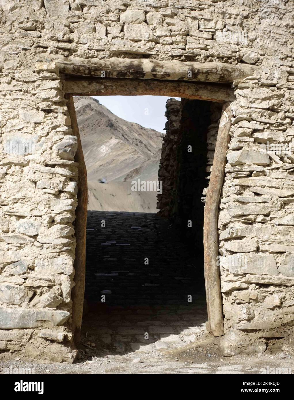 Ancient stone doorway at Lamayuru Monastery, Ladakh Stock Photo - Alamy