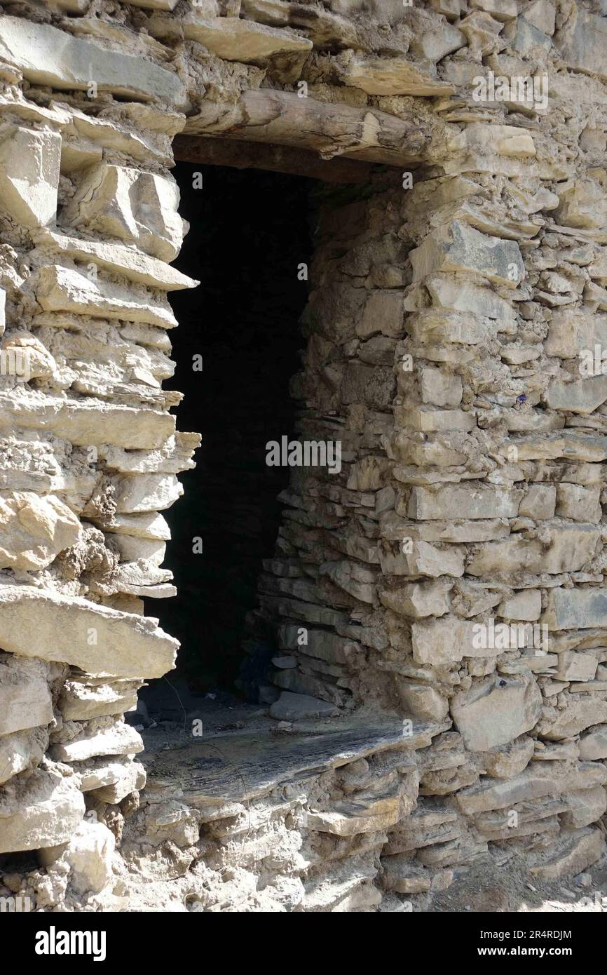 Ancient Stone door at Lamayuru Monastery, Ladakh Stock Photo - Alamy