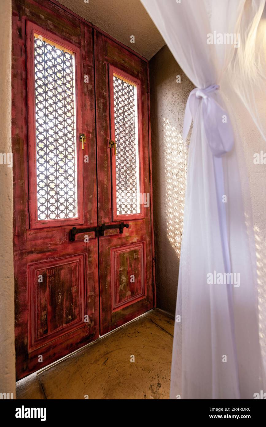 Door in the Sultan Suite at Onguma The Fort, Onguma Game Reserve ...