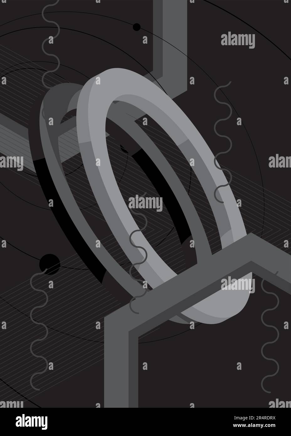 Random black simple shapes hi-res stock photography and images - Alamy