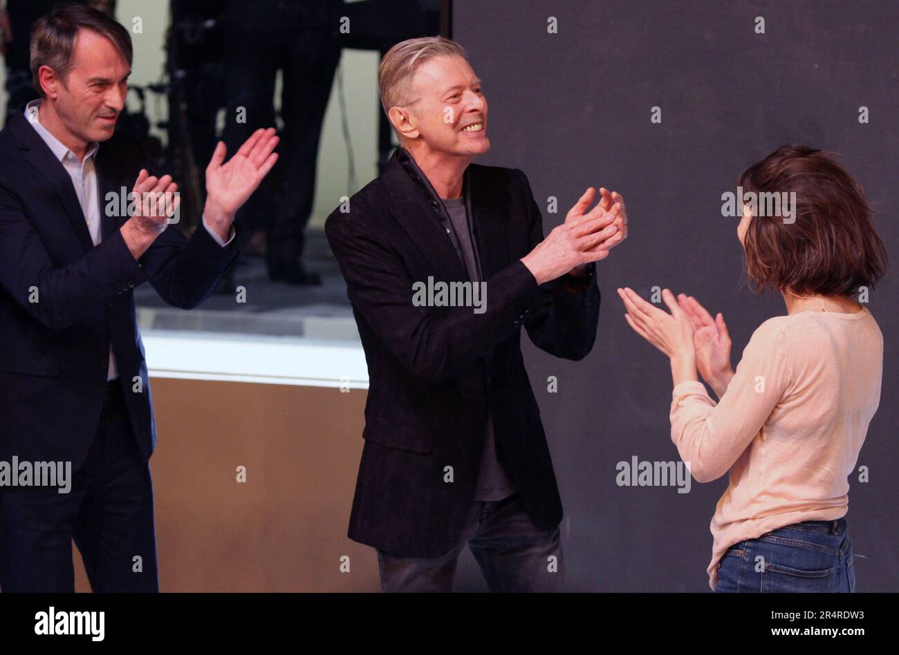 Director Ivo van Hove, David Bowie and Cristin Milioti during the ...