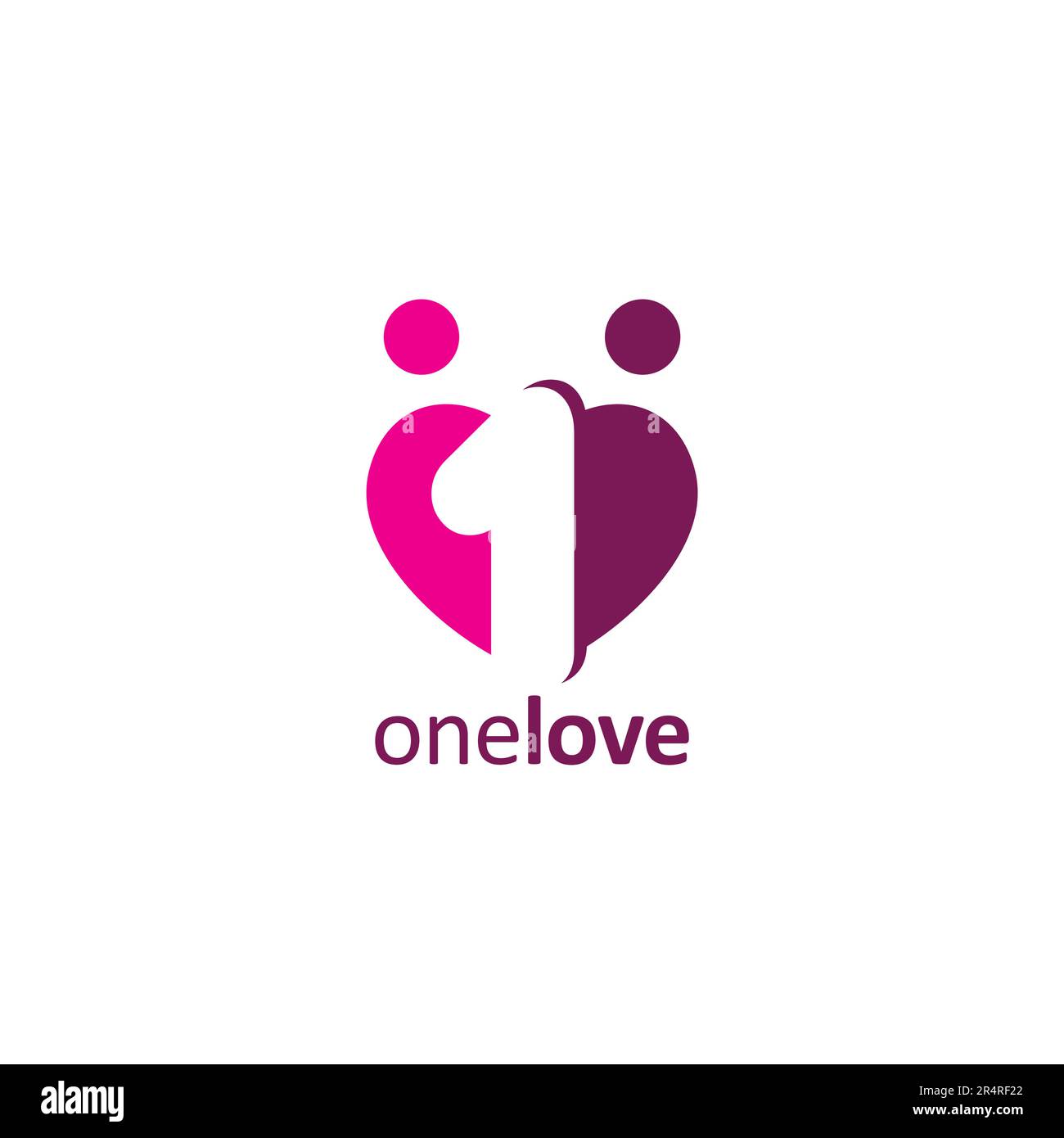 Number one heart icon Stock Vector Images - Alamy