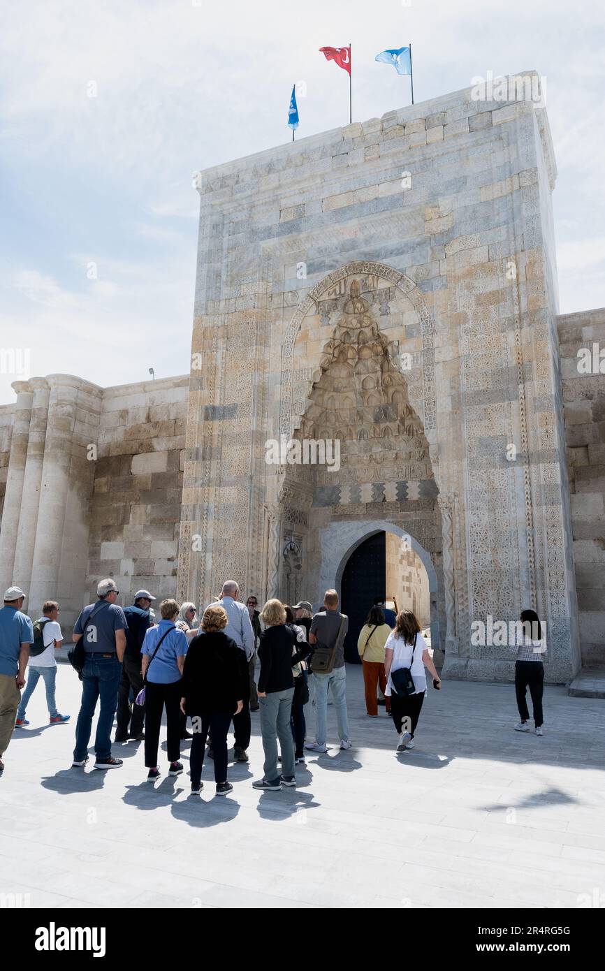 The Sultanhanı Caravanserai was built by the architect Muhammad ibn ...