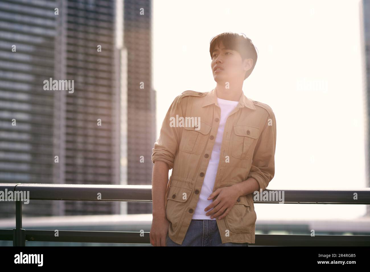 Young Japanese man portrait Stock Photo - Alamy