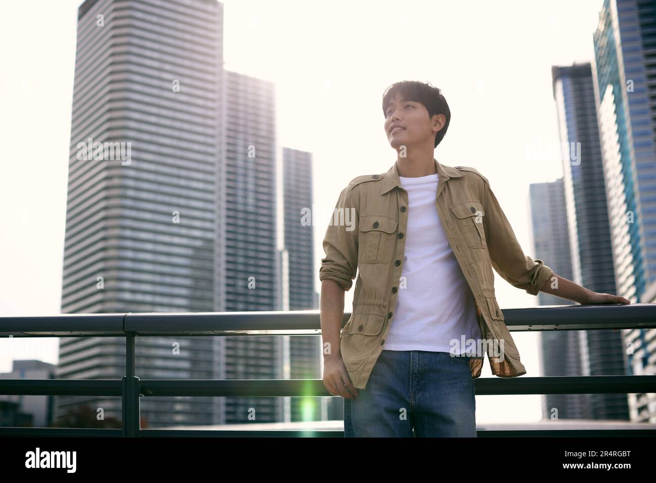 Young Japanese man portrait Stock Photo - Alamy