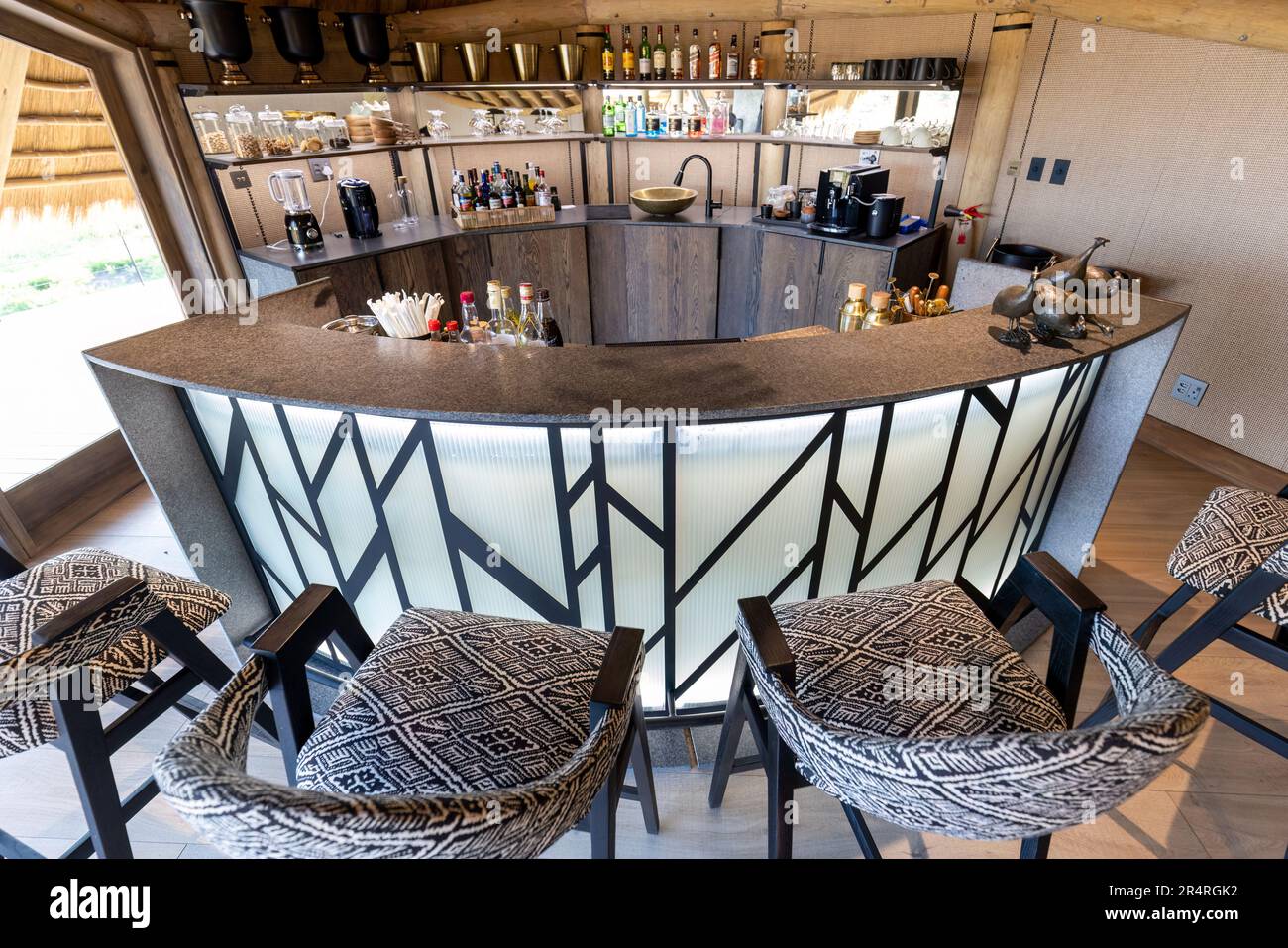 The bar at Onguma Camp Kala - Onguma Game Reserve, Namibia, Africa ...