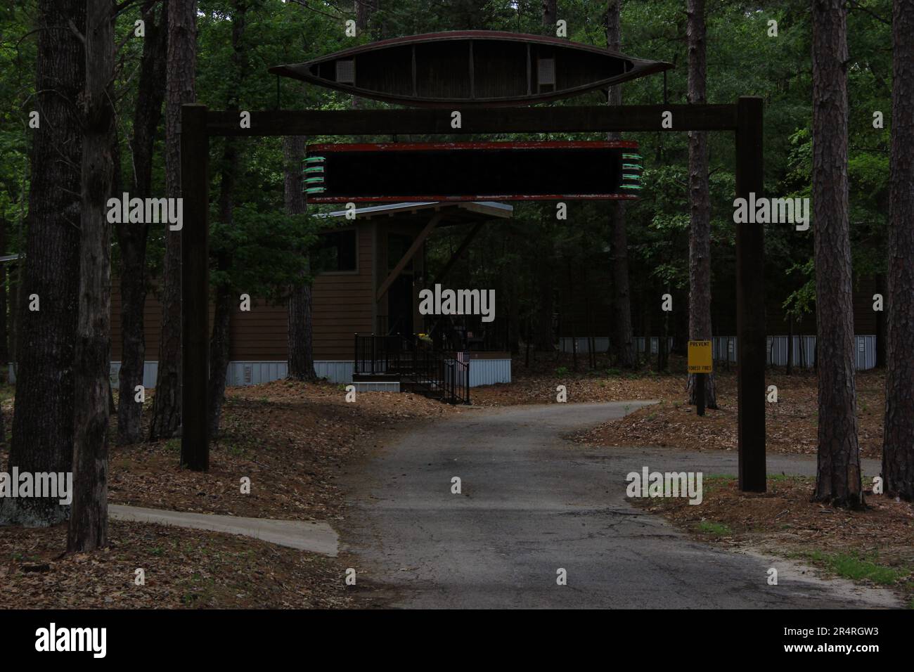 Vintage Neon Signs Near Motel and Cabins in Rural East Tx Stock Photo ...