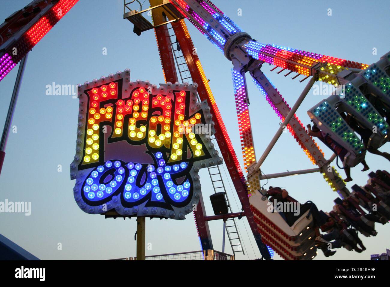 Tyler TX Circa 2012 - Freak Out Ride at County Fair in Rural East Tx ...