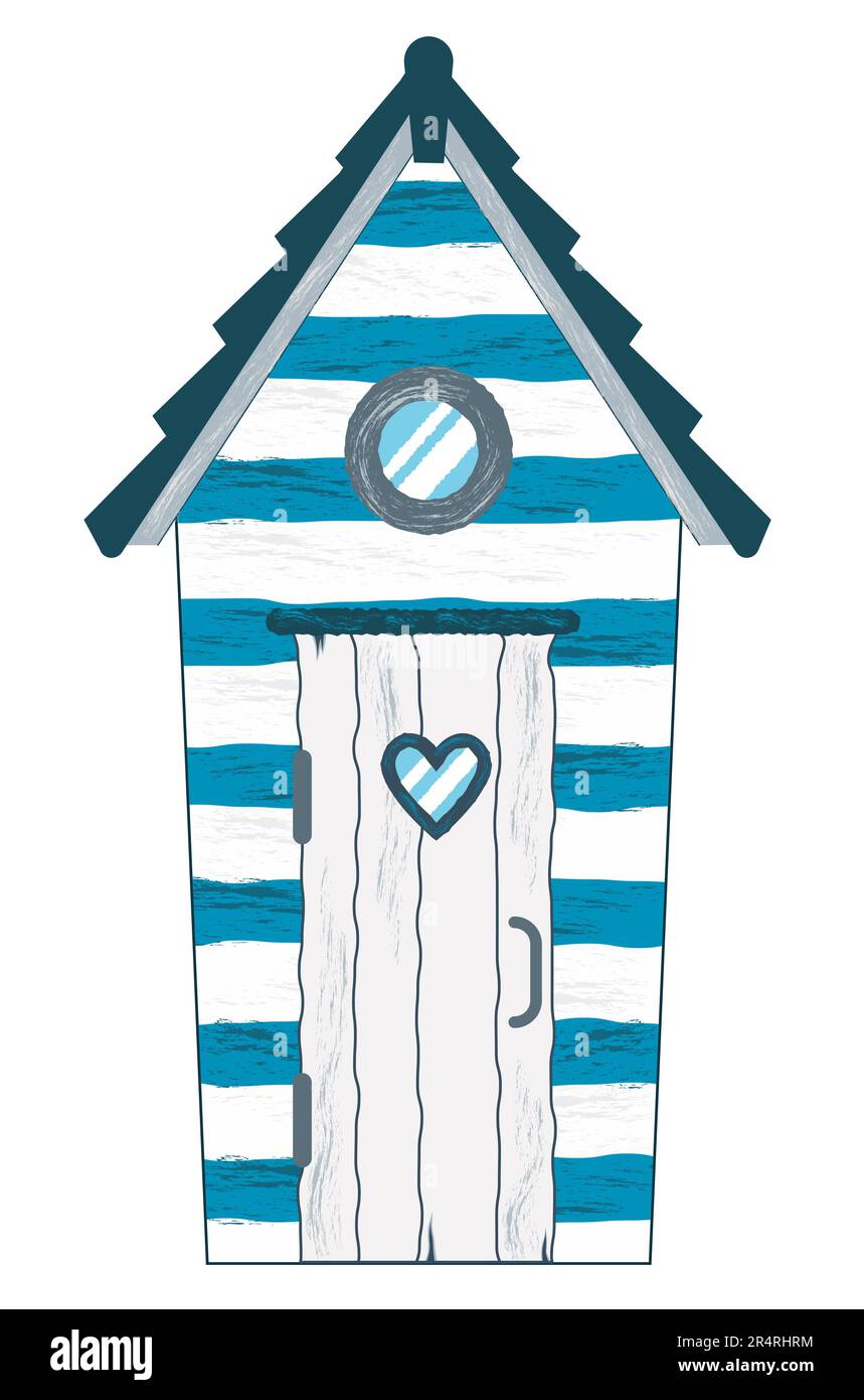 Beach Hut Illustration