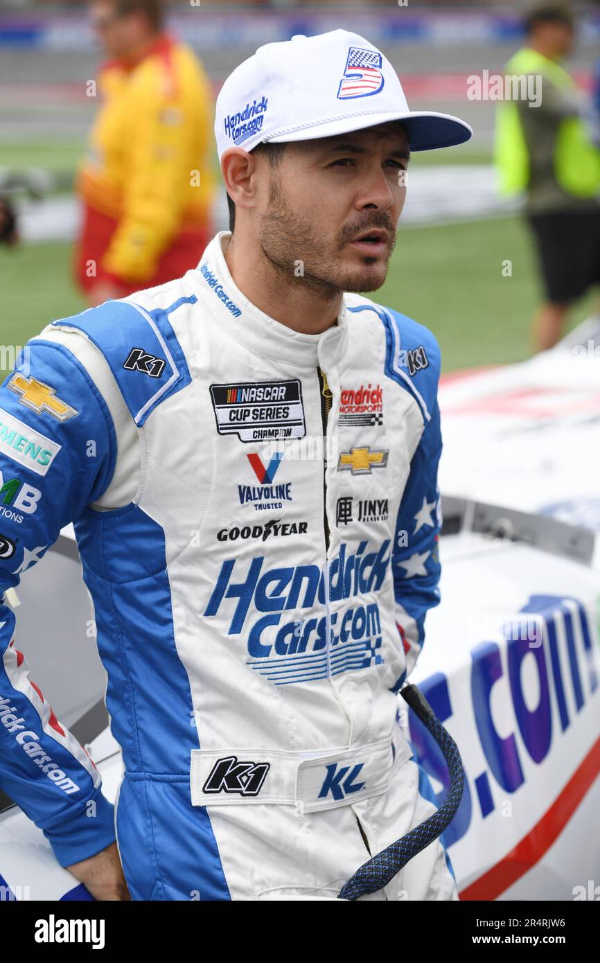 CHARLOTTE, NC - MAY 29: Kyle Larson (#5 Hendrick Motorsports ...