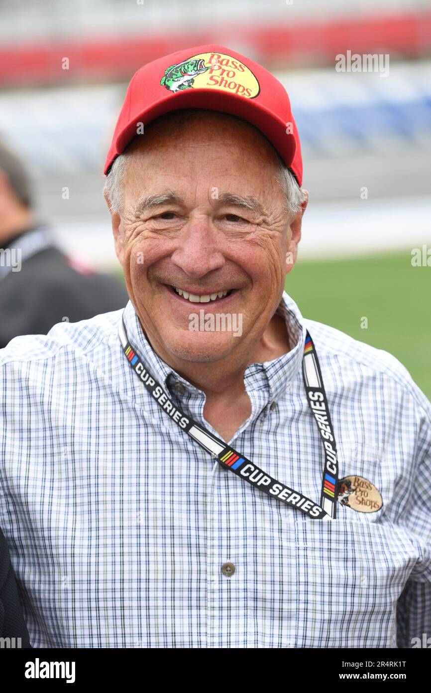 CHARLOTTE, NC - MAY 29: Johnny Morris, owner of Bass Pro Shops looks on ...