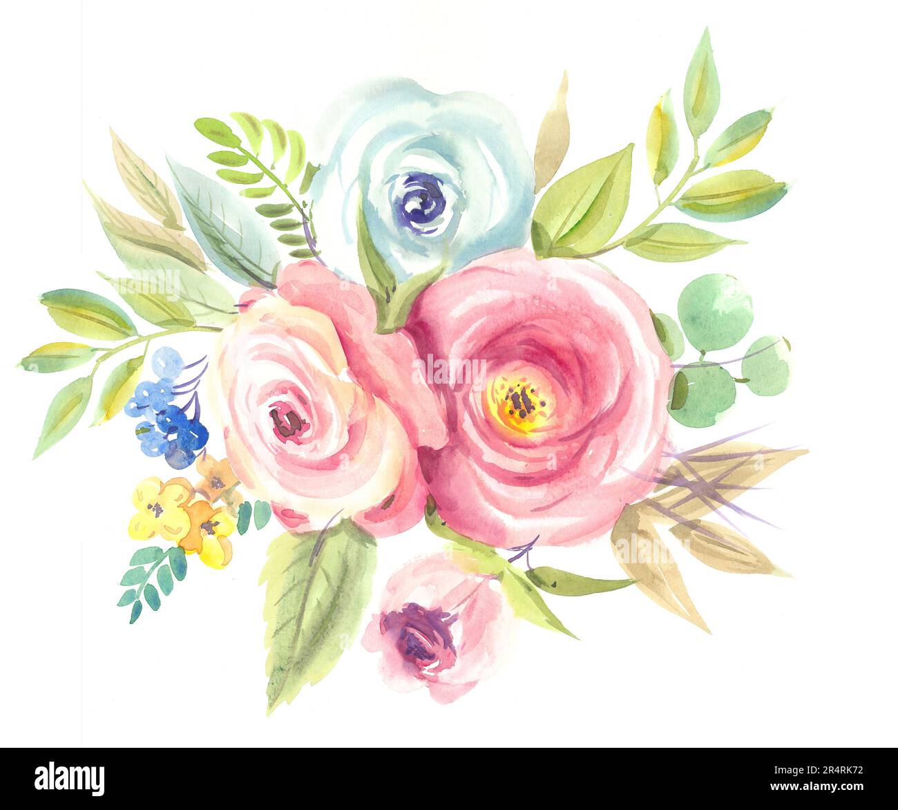Vector flower seamless on Cut Out Stock Images & Pictures - Alamy