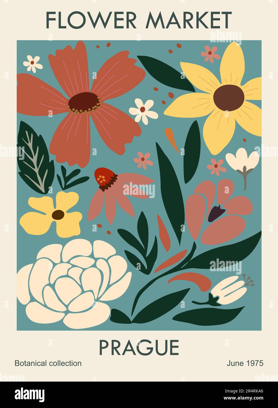 Retro prague poster hi-res stock photography and images - Alamy