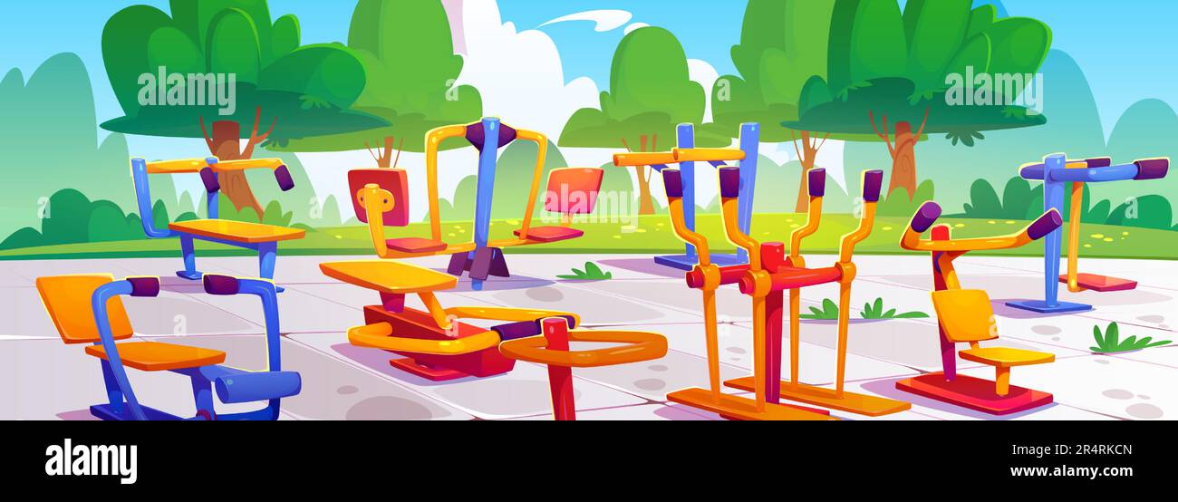 Yard gym Stock Vector Images - Alamy
