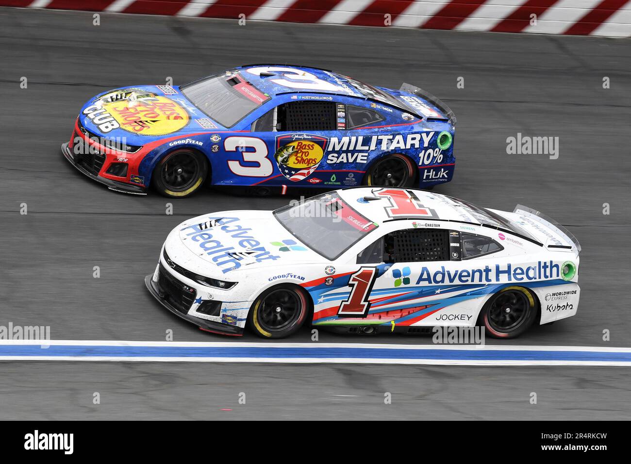 CHARLOTTE, NC - MAY 29: Ross Chastain (#1 TrackHouse Racing ...