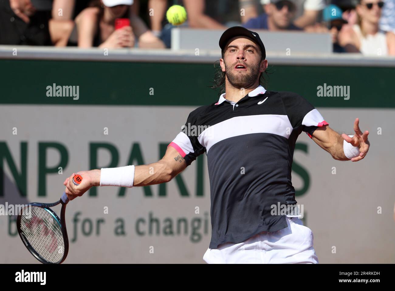 Paris, France. 29th May, 2023. Borna Coric of Croatia during day 2 of ...